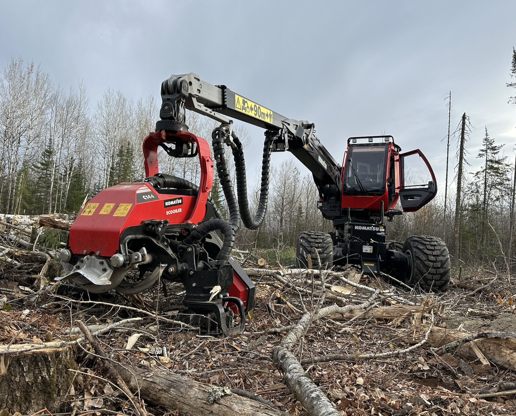 Feller Buncher Forwarder Harvester LANDRICH 2.0 Track Harvester