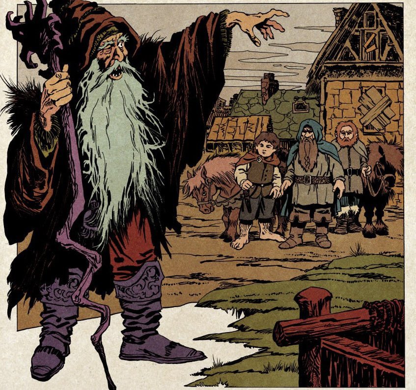 The Hobbit Dwarves Drawing