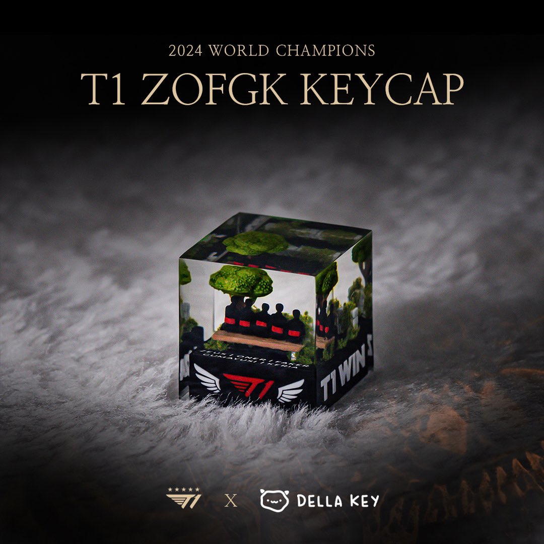 더쿠 - 티원공트) Worlds 2024 Champions Series의 2차 품목, T1 ZOFGK 키캡으로 그 순간의 추억을 간직하세요!殺