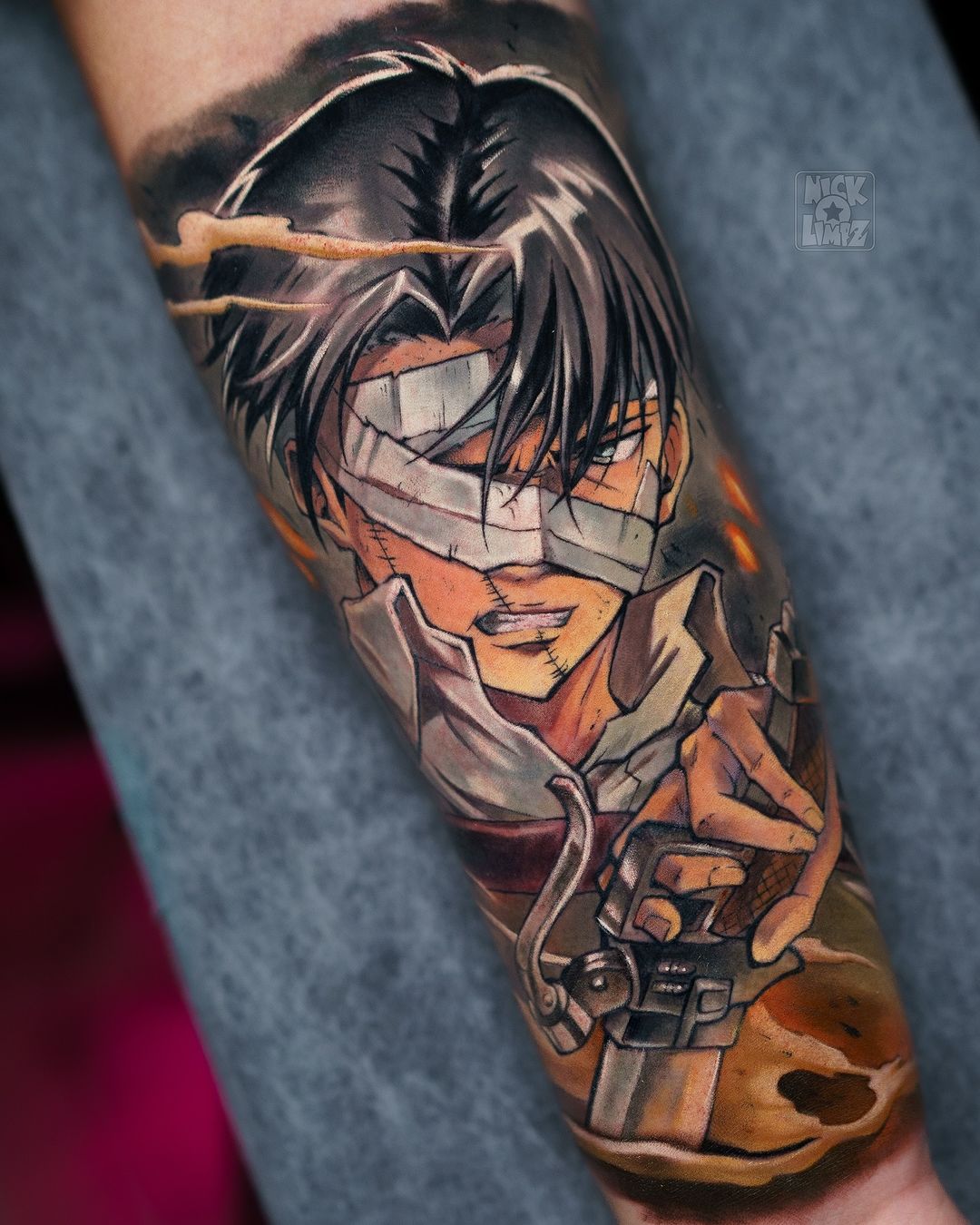Levi Rivaille Tattoos