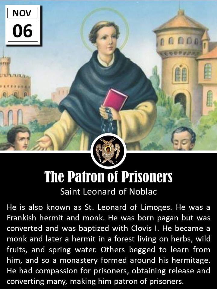 Saint Leonard Quotes Saint Of The Day Quote: Saint Leonard Vandoeuvre