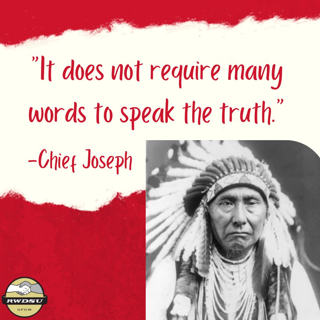 Nez Perce Quotes Vintage NOS Chief Joseph Quote Nez Perce Poster