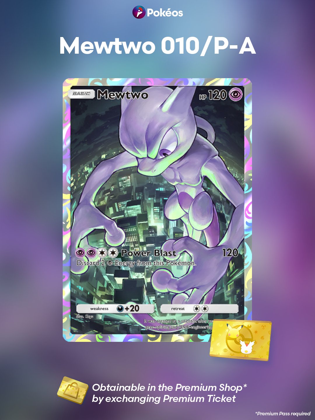 Mewtwo X Kaart Pokémon Mewtwo Pokémon TCG Breakthrough Individual