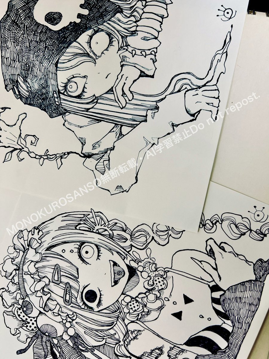 「ペン画 ️ #illustration #COMITIA150 」エレ児⛩️の漫画