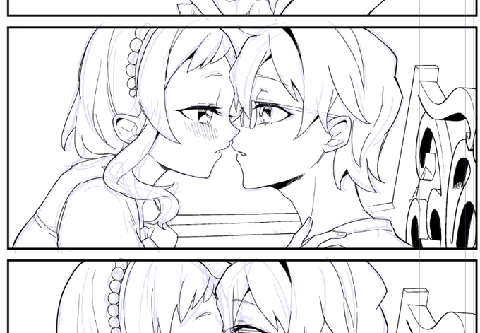 原稿進捗（24/32p） ・距離がだいぶ近い悟いろ | 佐藤ミコル🎵C106日曜日D-01b さんのマンガ | ツイコミ(仮)