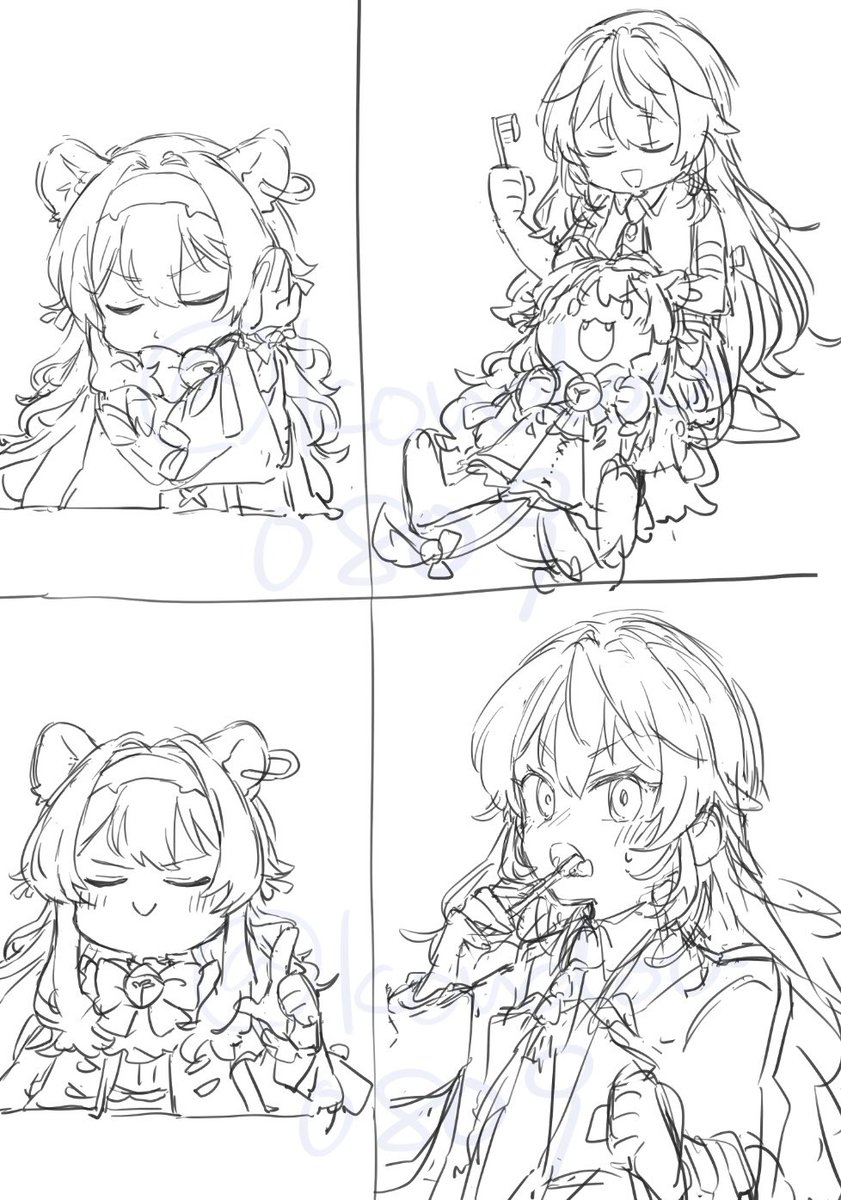 「こう…( ˘ω˘)φ 」紺堂@C106日曜西2た-07aの漫画