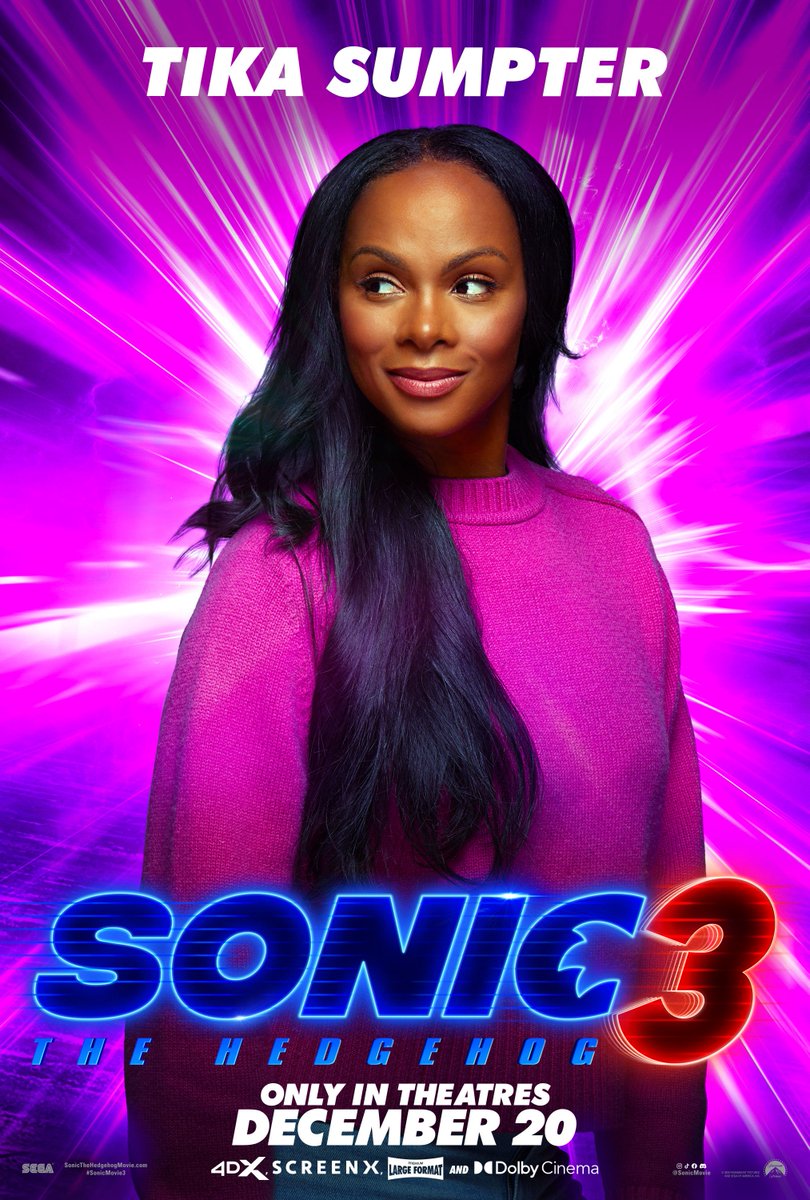 Veja pôsteres dos personagens de Sonic 3: O Filme - PSX Brasil