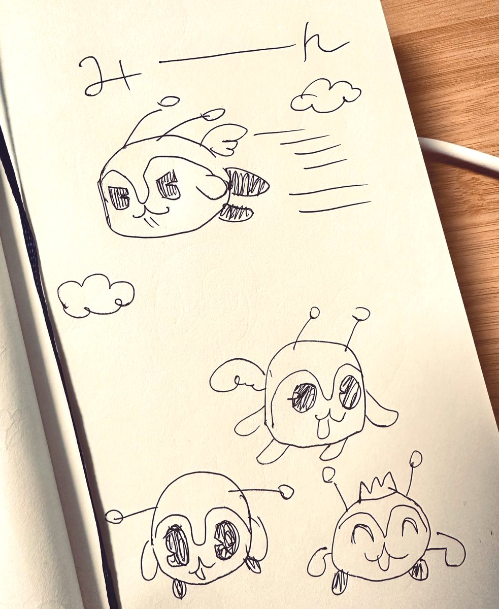 「作業の息抜きに描いてるみんくるです 」やわらか湯煎|C105日曜西2あ32bの漫画