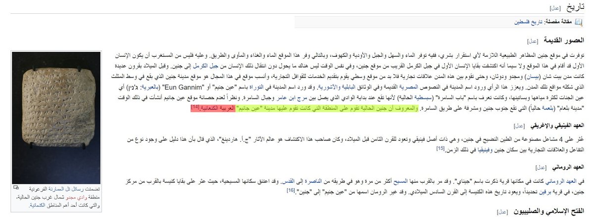 It isn't just the Jebusites who happen to be Arab on Wikibidya, but ...