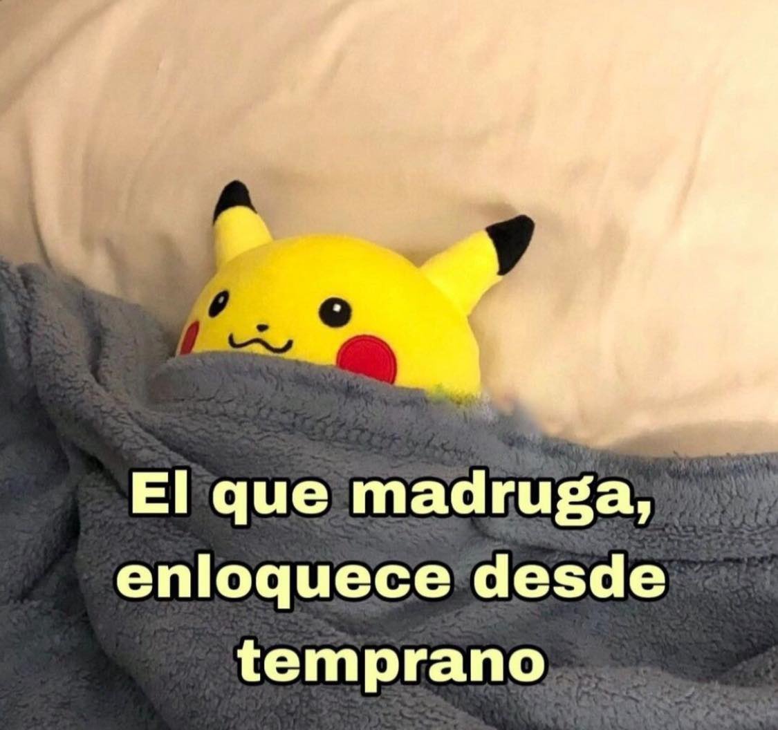 Meme De Despertarse Temprano Y Por Eso Se Ha Perdido Lo De Levantarse