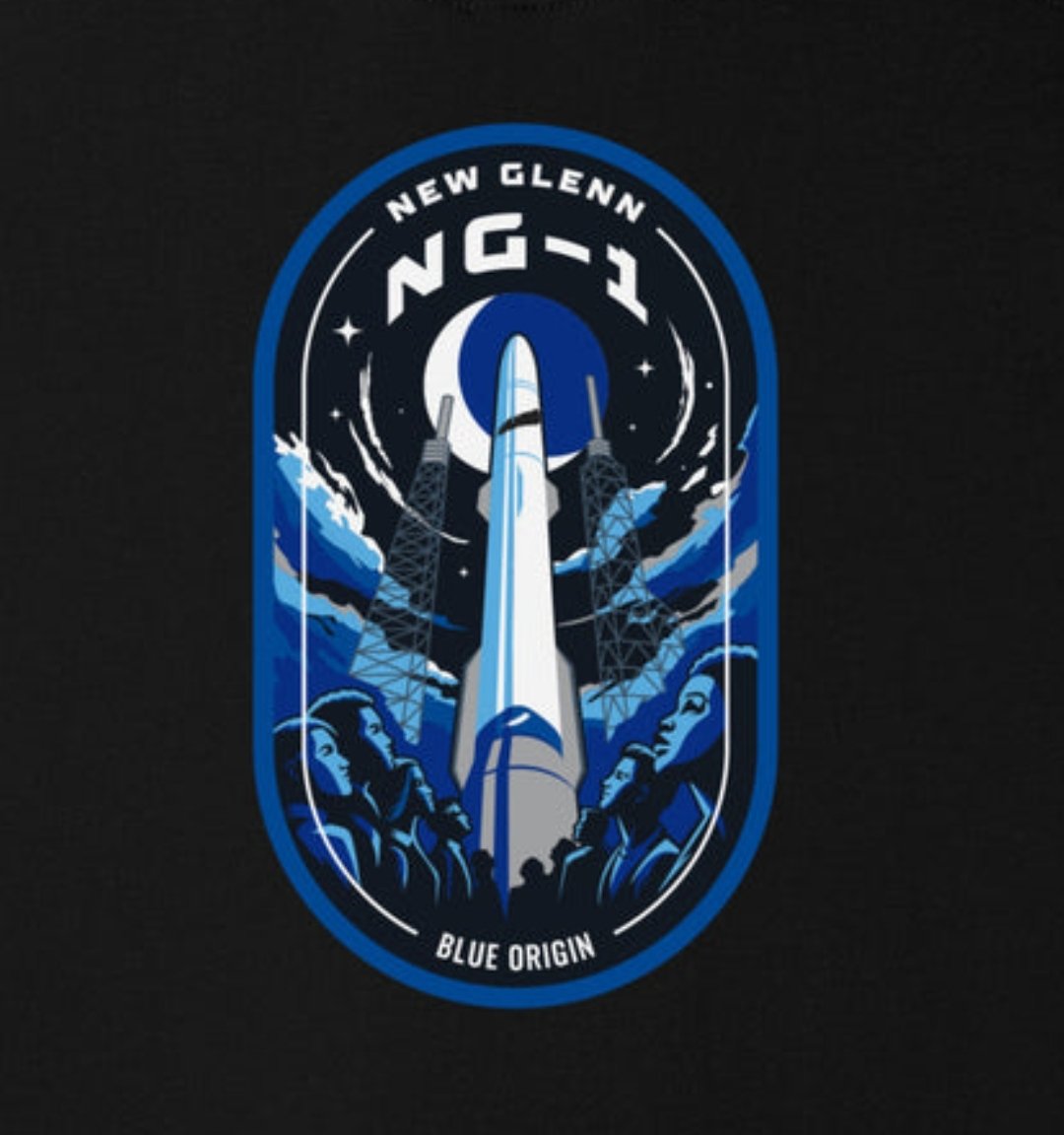 Glenn Logo Will Blue Origin's New Glenn Rocket Launch For The First