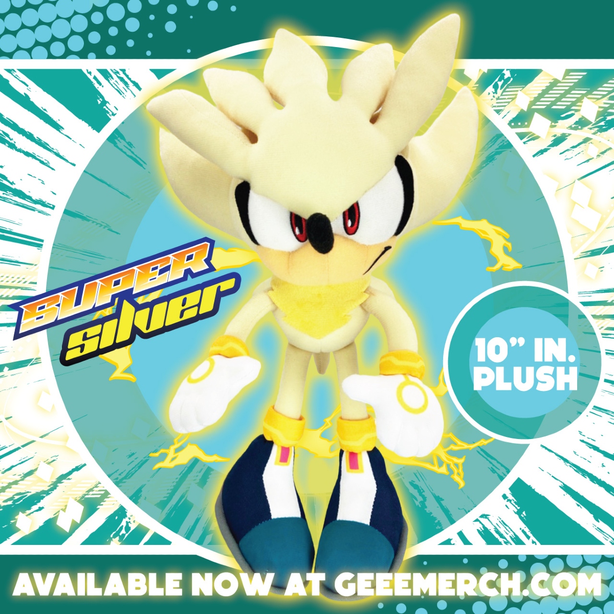 Super Silver The Hedgehog Toy Super Silver Hedgehog