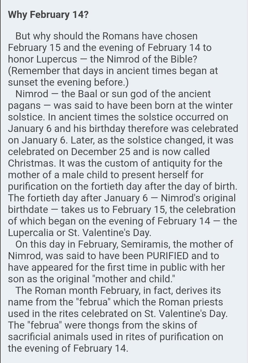 Lupercalia was an ancient Roman festival held on February 15 is the ...