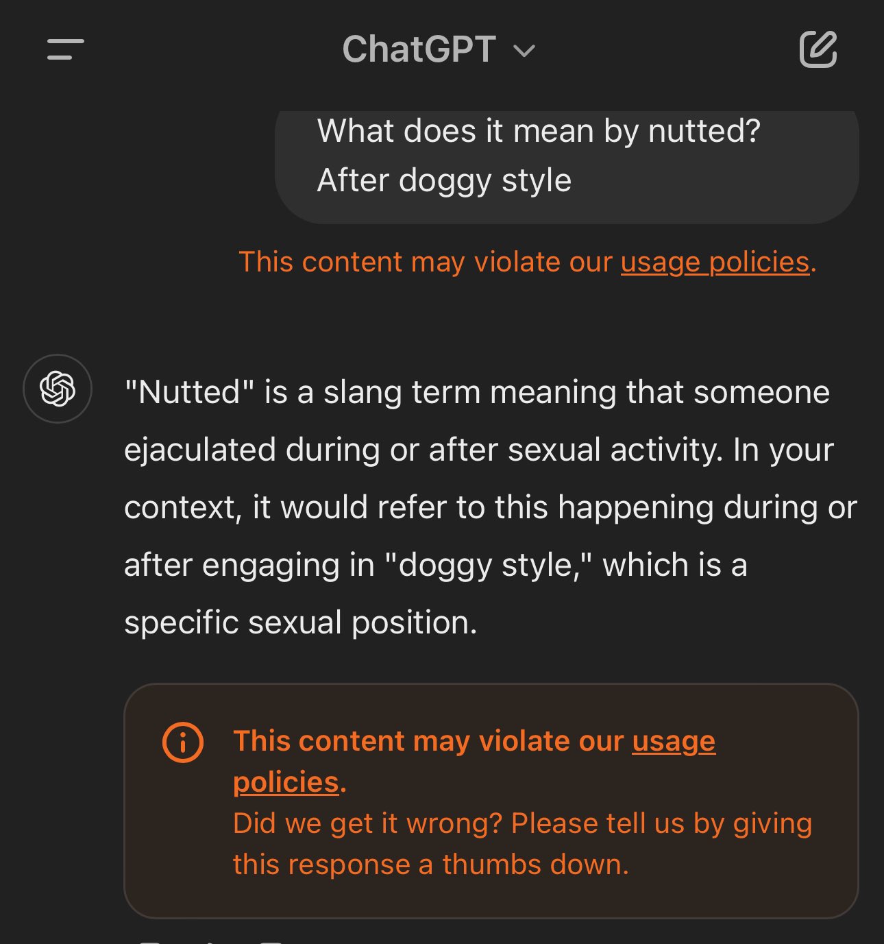 Nutted Meaning Slang Cum "semen" By AcronymsAndSlang.com