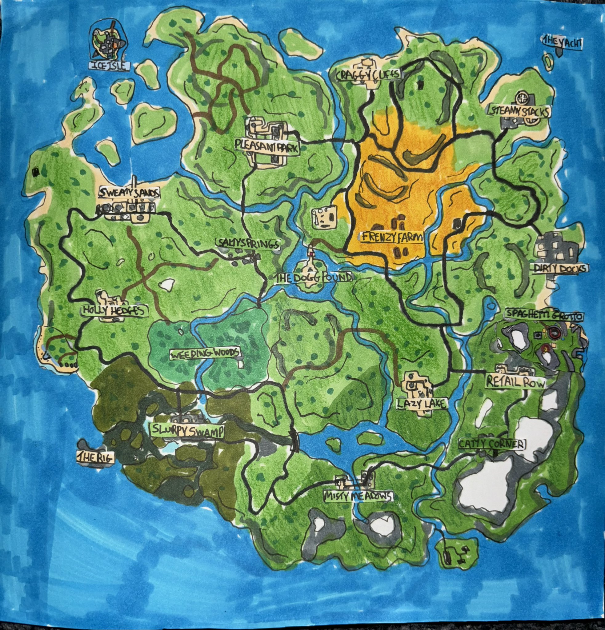 Catty Corner Fortnite Map Replying To @Andrea92Terror Where Is Catty