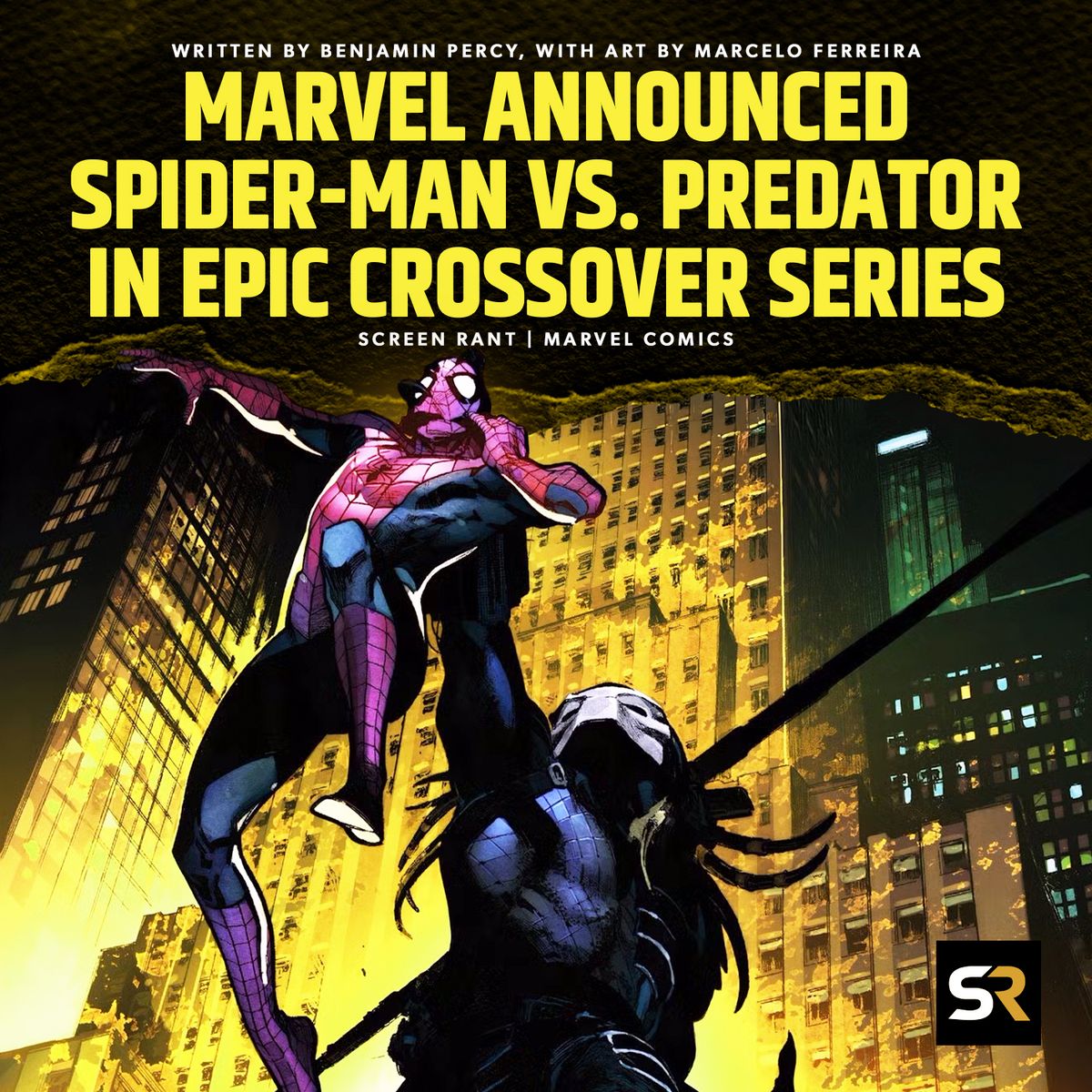 Marvel Comics to Launch 'Predator vs. Spider-Man' Series in 2025 ...