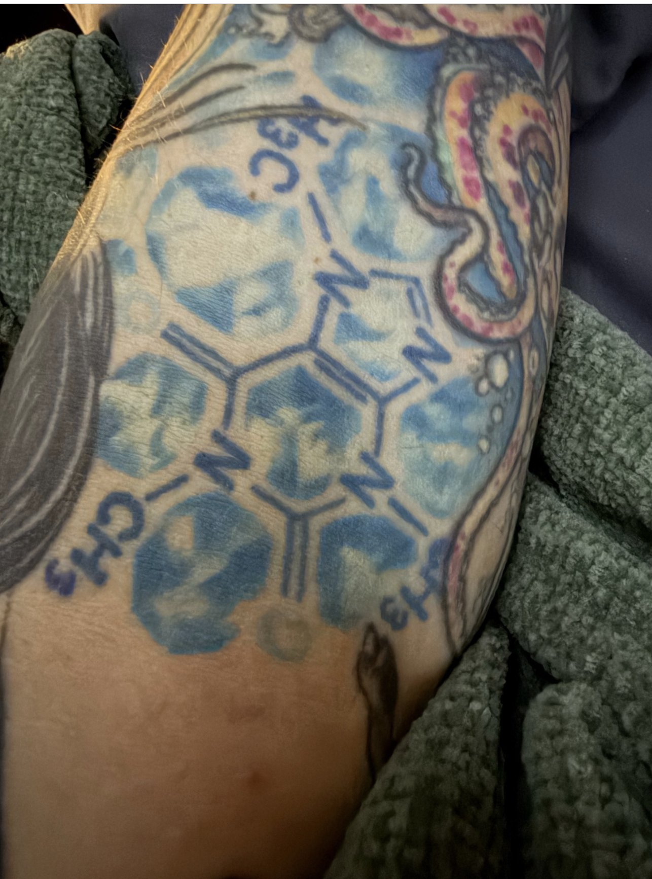 Dmt Molecule Tattoo