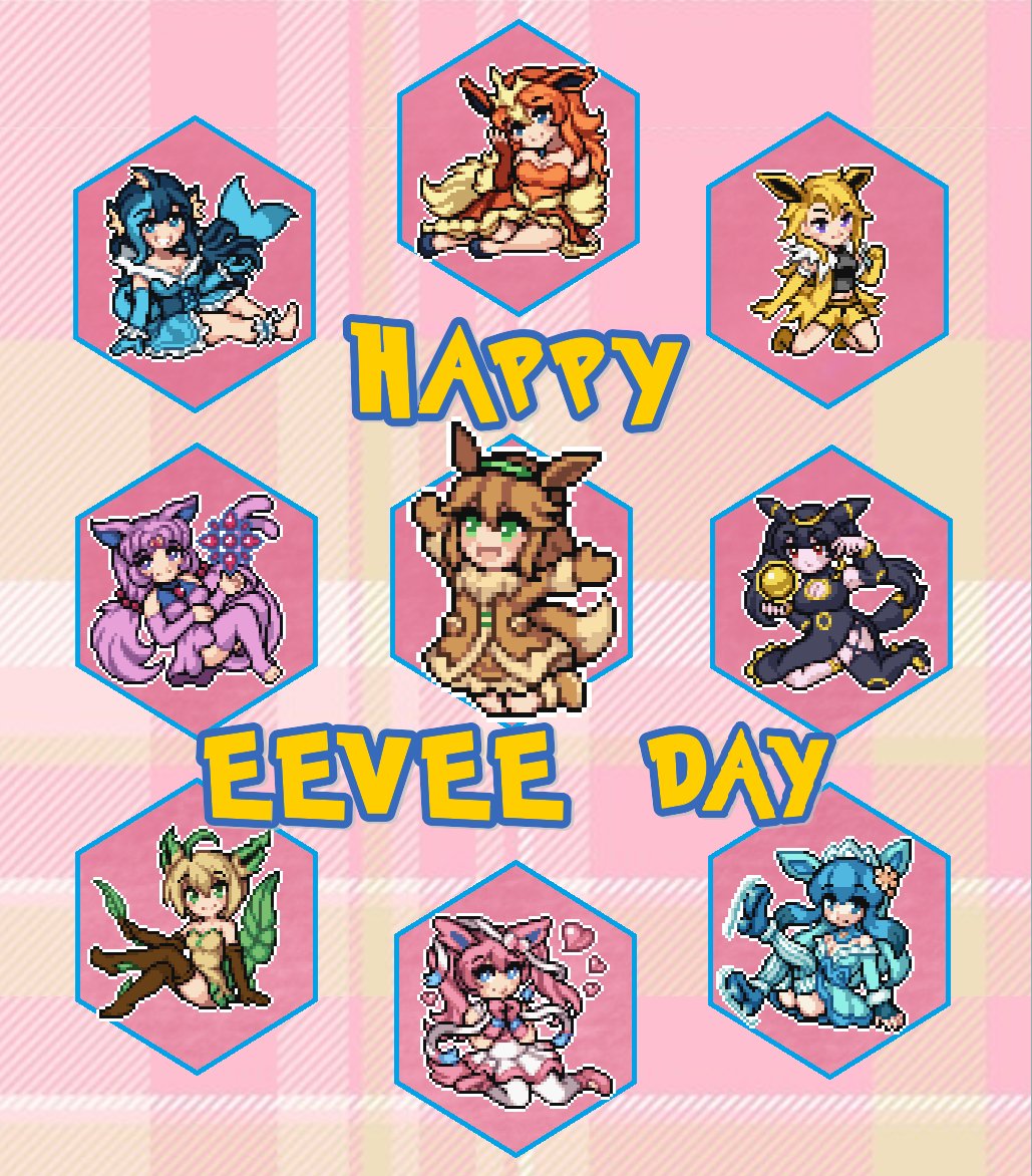 Moemon Eevee Evolutions Create A Moemon 1.4 Gen 1 (only Final Stages)
