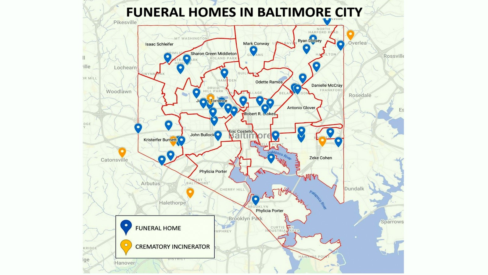 Baltimore Police Districts Map BPD Shows 'significant Progress' With