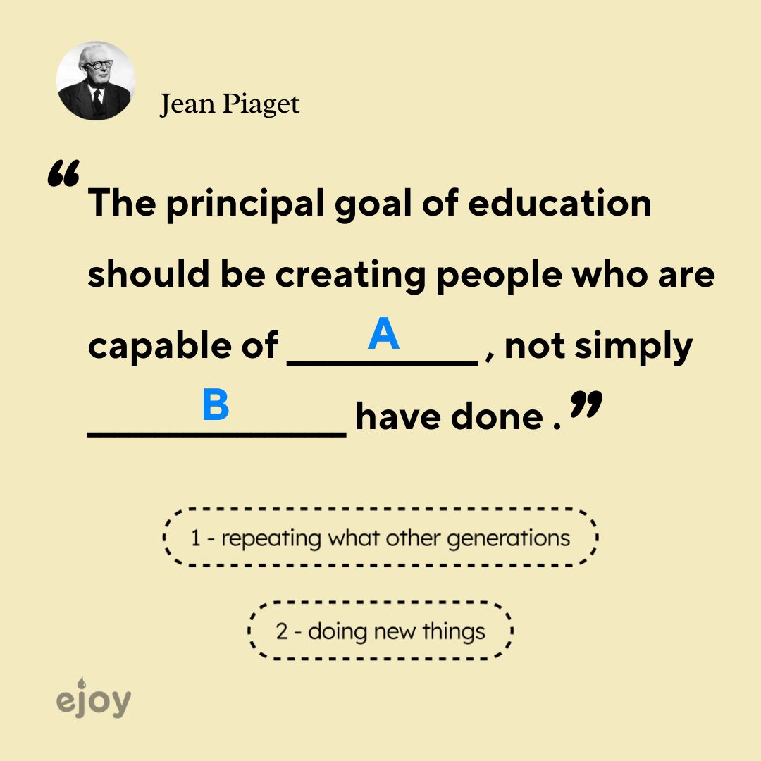 Piaget Creativity Quotes 100 Inspirational Quotes For The First Day Of