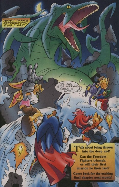 「Tikhaos is a mutated fusion of Tikal and Chaos, appearing in」Semi ...