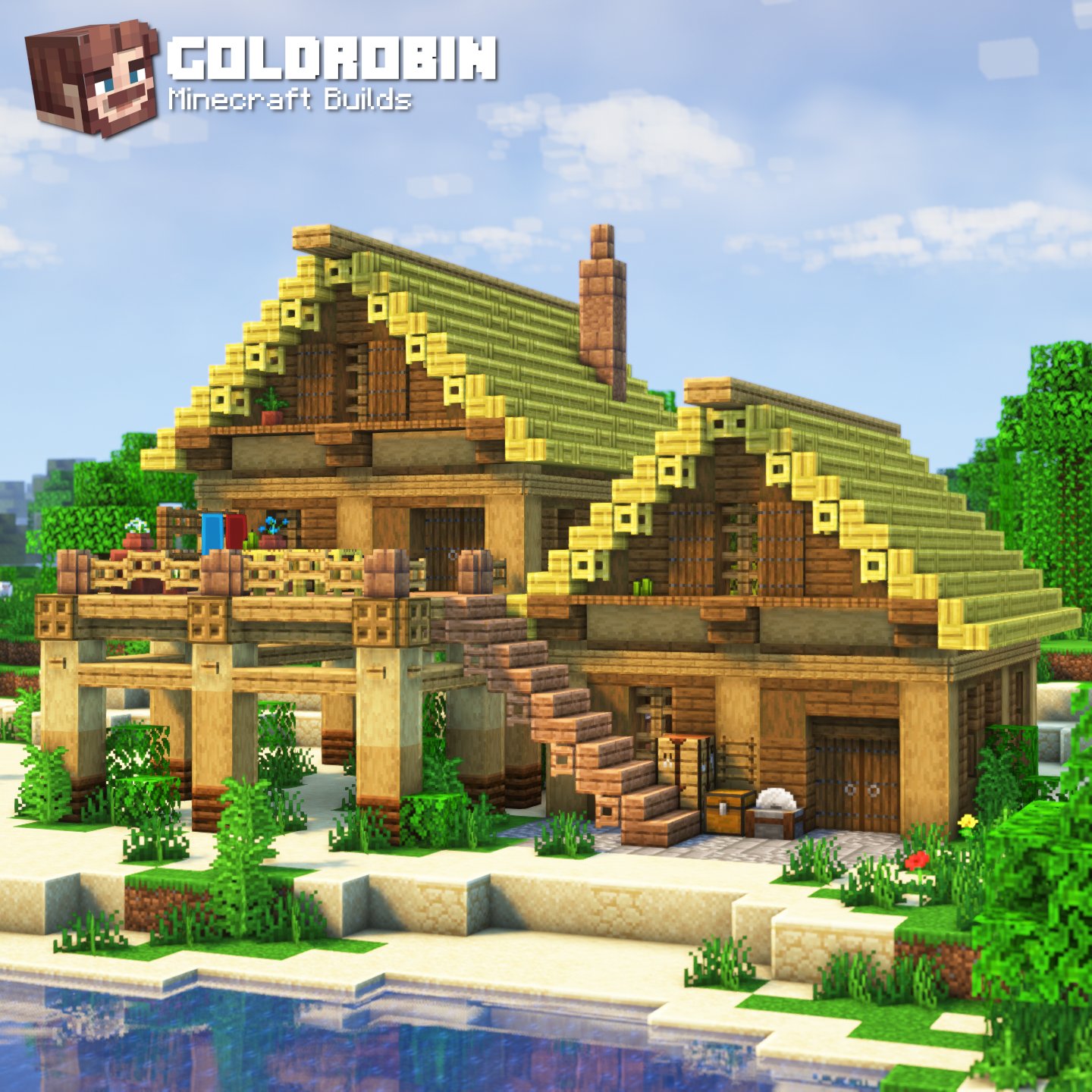 Beach House Minecraft Tutorial Modern Beach House Season 1 Yippee