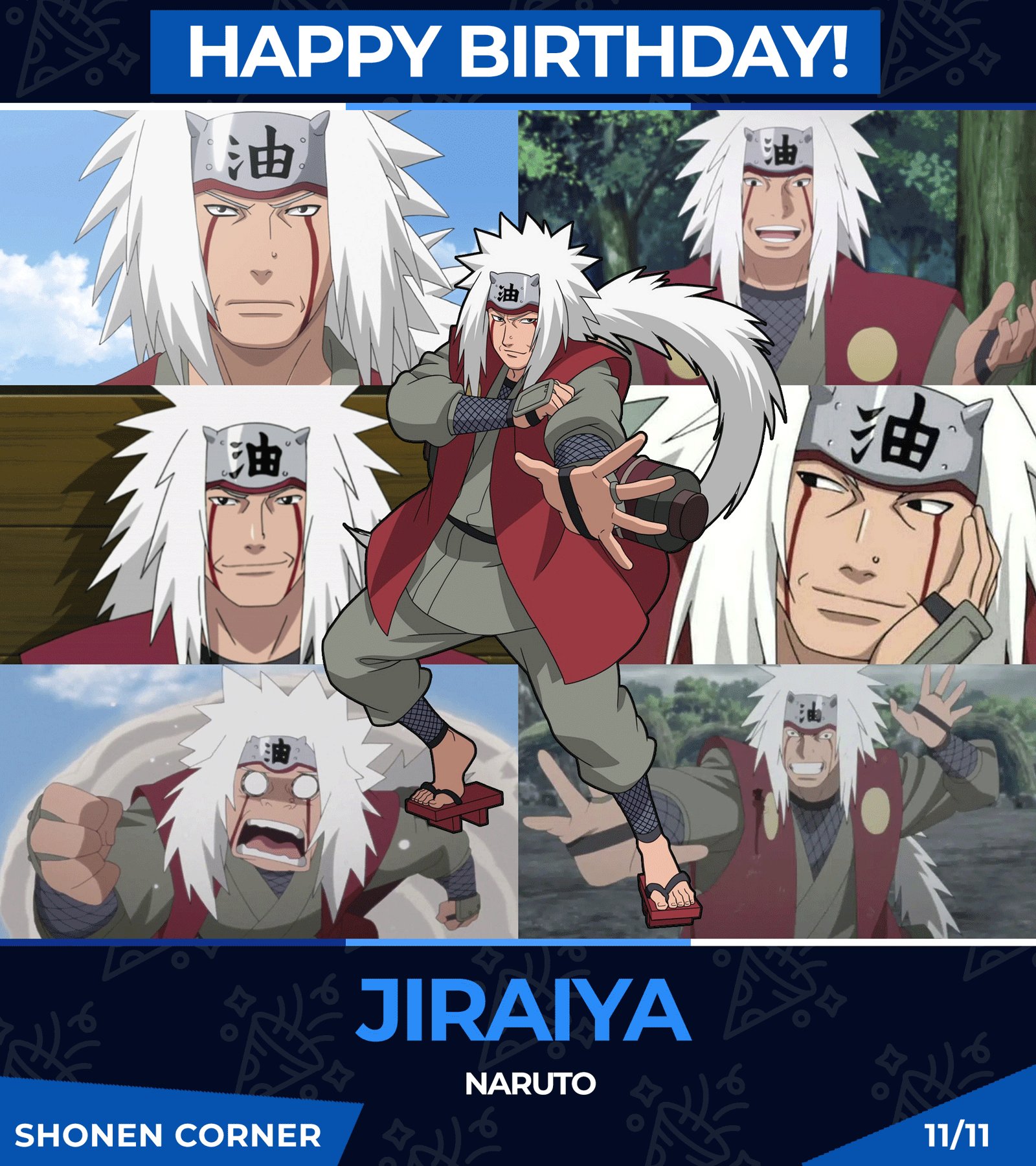 Sannin Jiraiya Jiraiya, Legendario Sannin, Naruto, Shippuden, Sabio