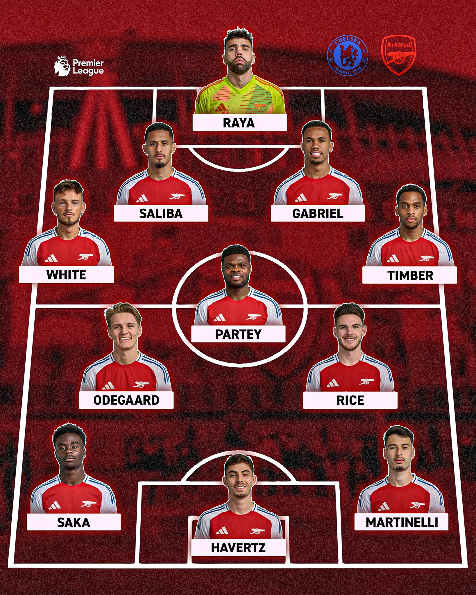 Arsenal Starting 11 Bukayo Saka Was The Only Player In Arsenal's