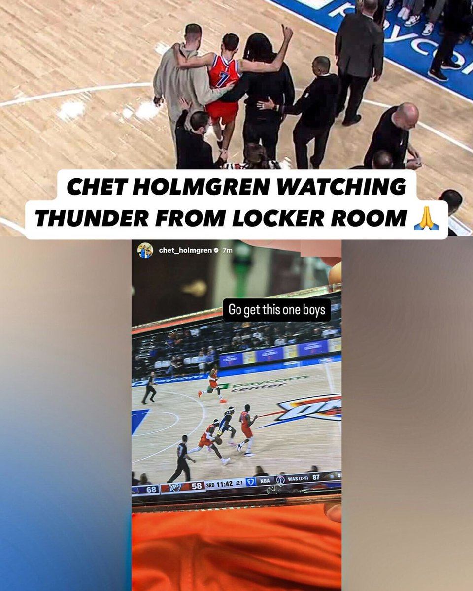 Chet Holmgren goes down with injury | HoopsHype