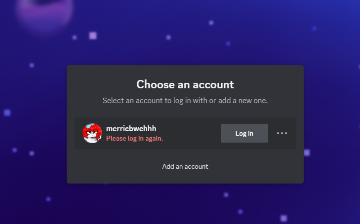 Hey guys lost my discord account through someone wanting me to try out ...