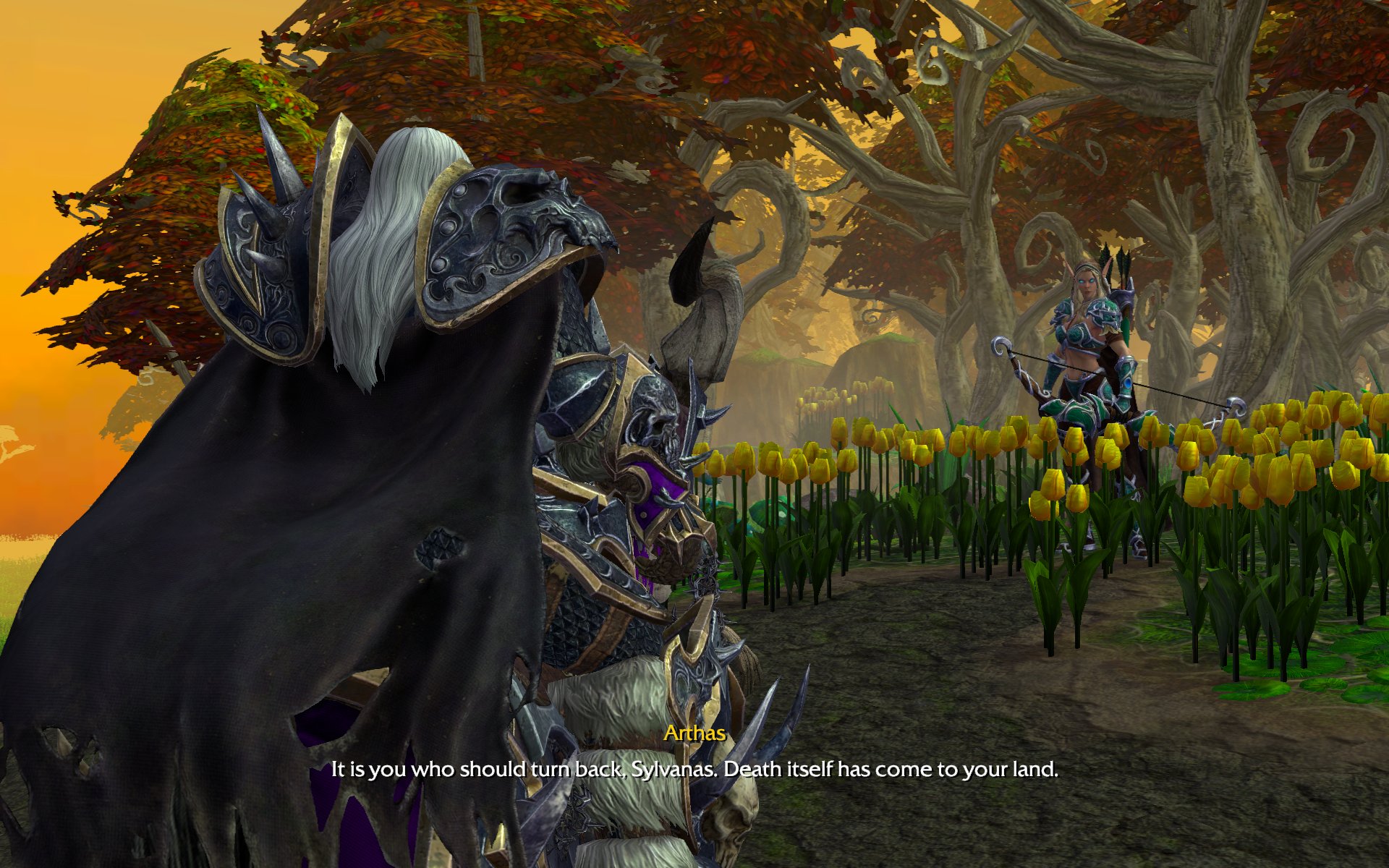 Arthas And Sylvanas Anduin Frees Arthas Cinematic Sylvanas Last