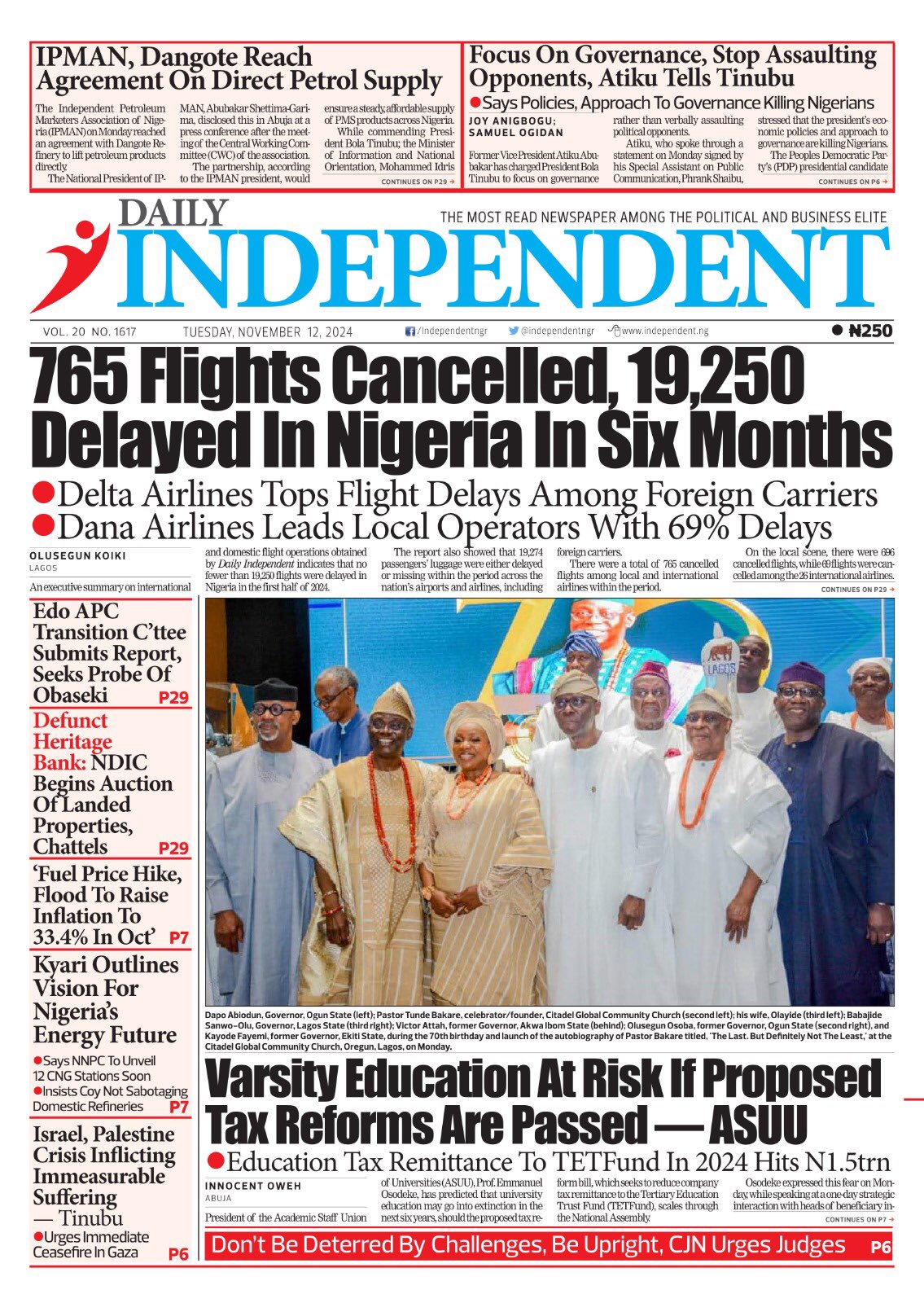 The Daily Independent Newspaper Nigeria Archivi.ng | PM News,