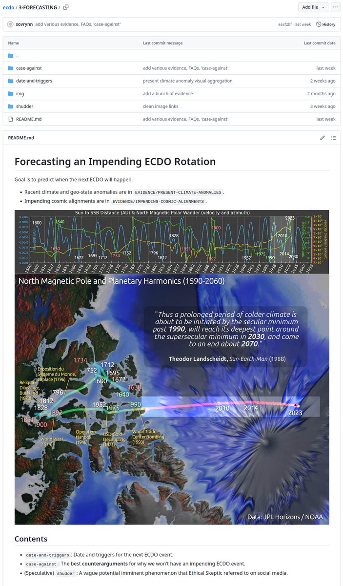 Finally, ancient cataclysms have left behind many physical markers of ...