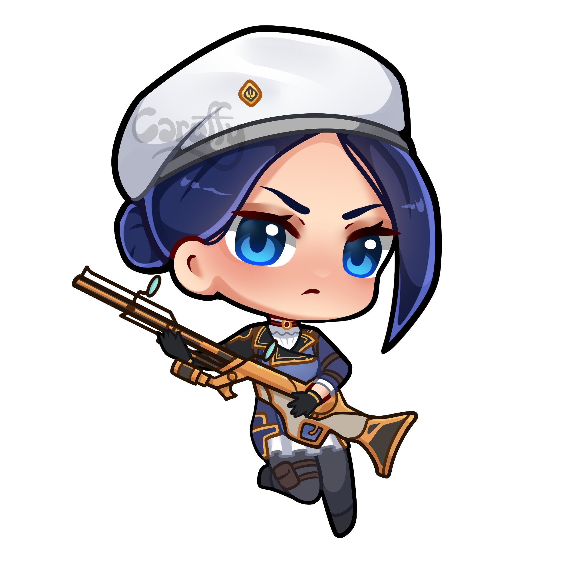 Officer Caitlyn Chibi