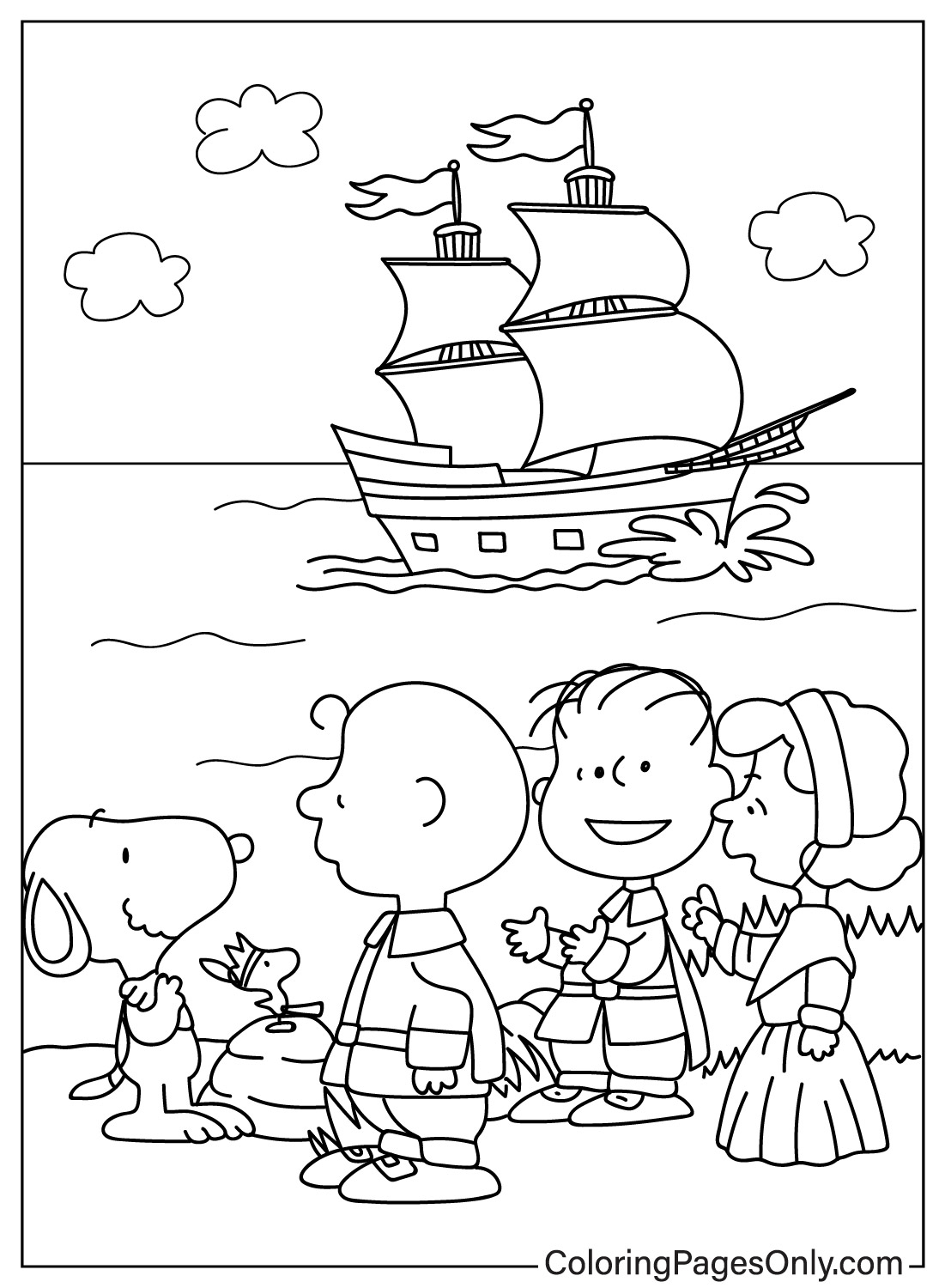 Mayflower Printable Coloring Pages [2025]