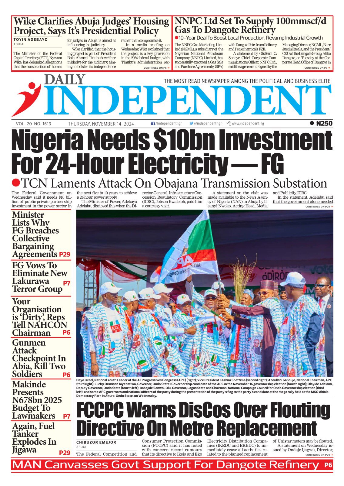 The Daily Independent Newspaper Nigeria Archivi.ng | PM News,