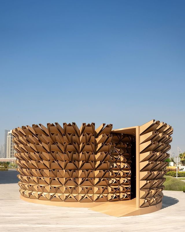 1/3 Enfold pavilion, designed by DEOND ™—co-founded by @RossLovegroveX ...
