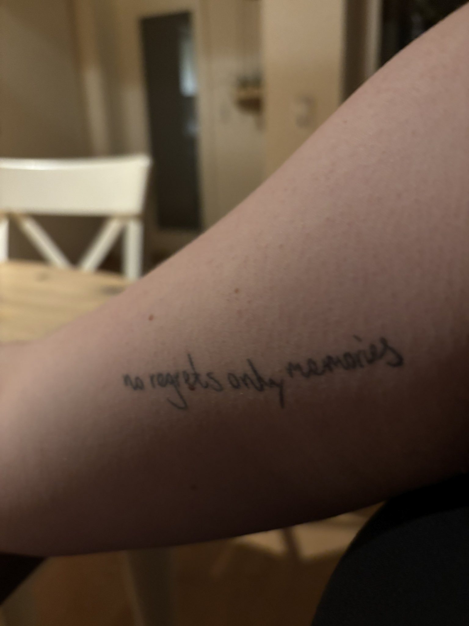 No Regret Tattoo Quotes