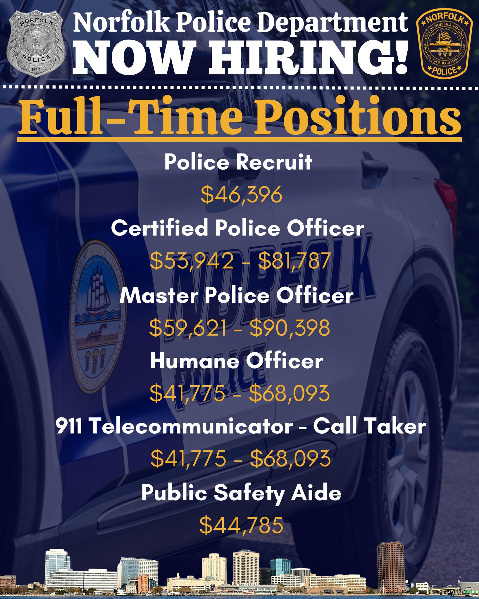 Norfolk Police Logo Norfolk Police Officer Who Crashed Car Had Medical