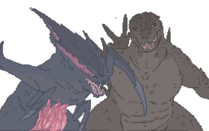 Godzilla 2024 Femelle Muto New #monsterverse Spiral Studio Statue!