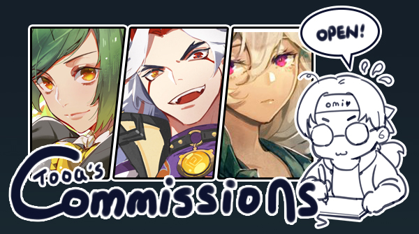 「Commissions are open on #vGen! Different from previous years」Tooayaの漫画