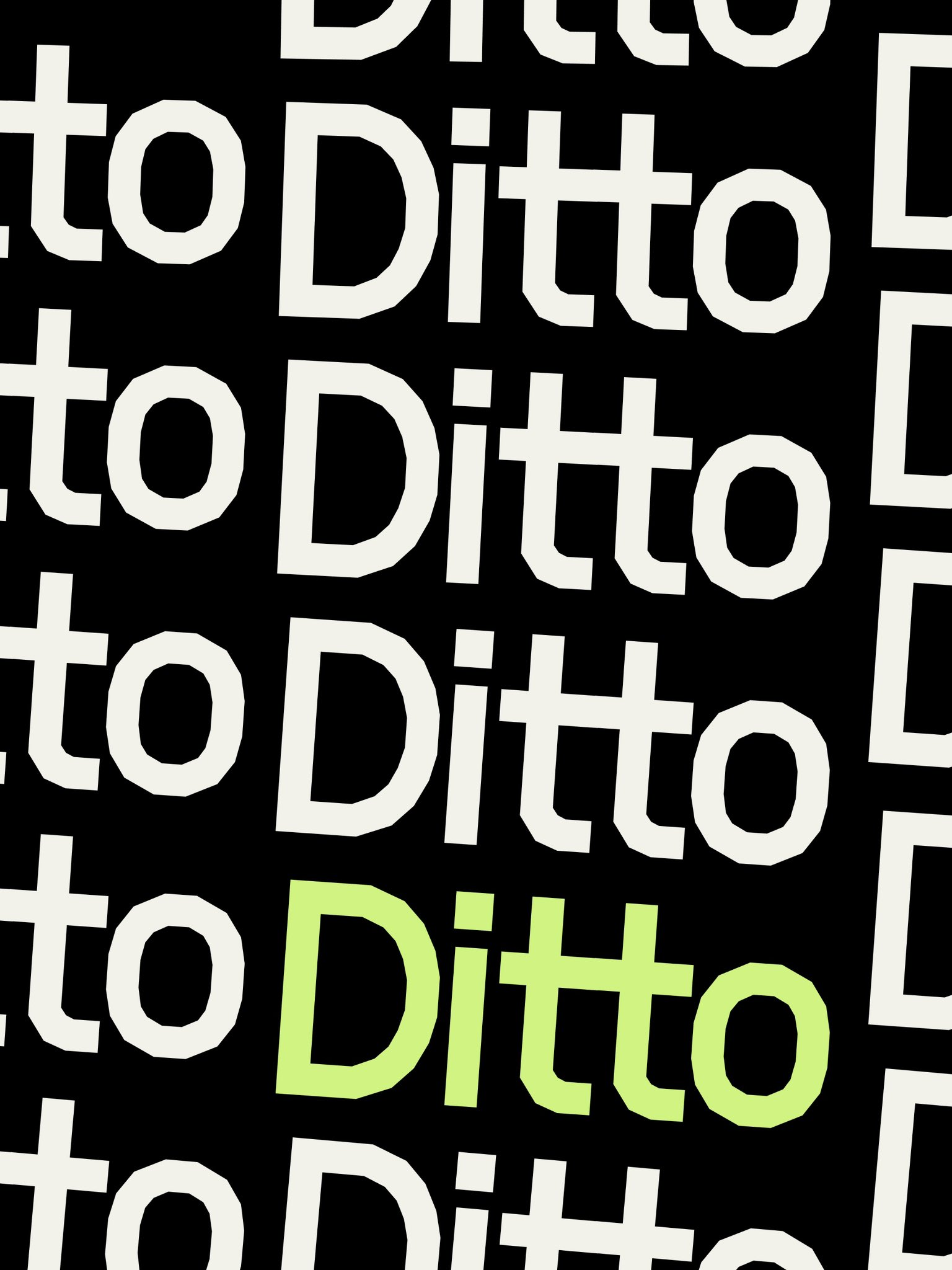 Ditto Ditto Music