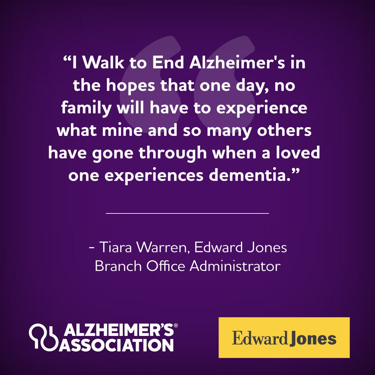 End Alz Quotes Celebrity Advocate's Experiences With Alzheimer's