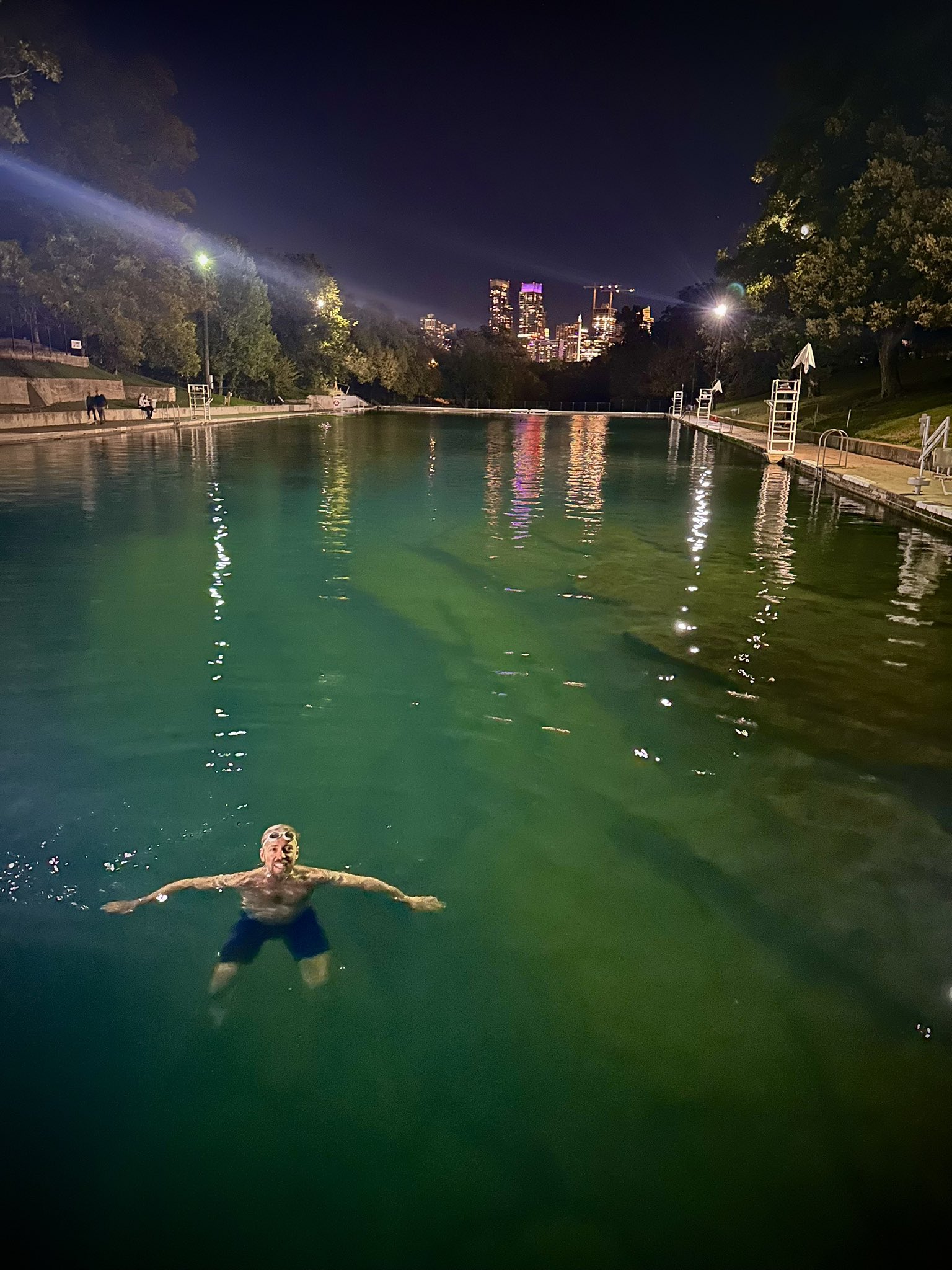Barton Springs Pool Night