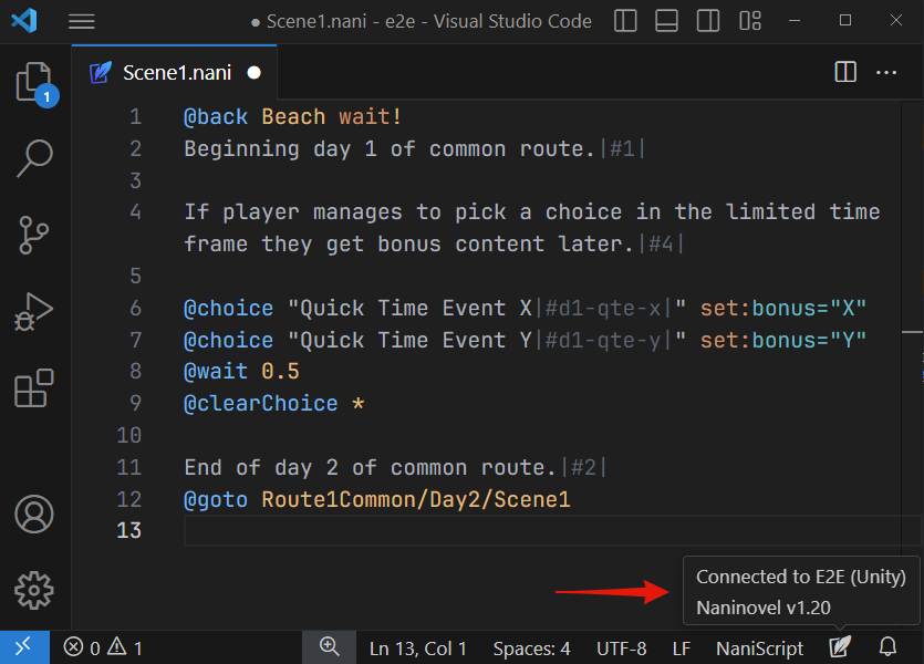 Naninovel Unity Naninovel — VS Code Extension (v1.17)