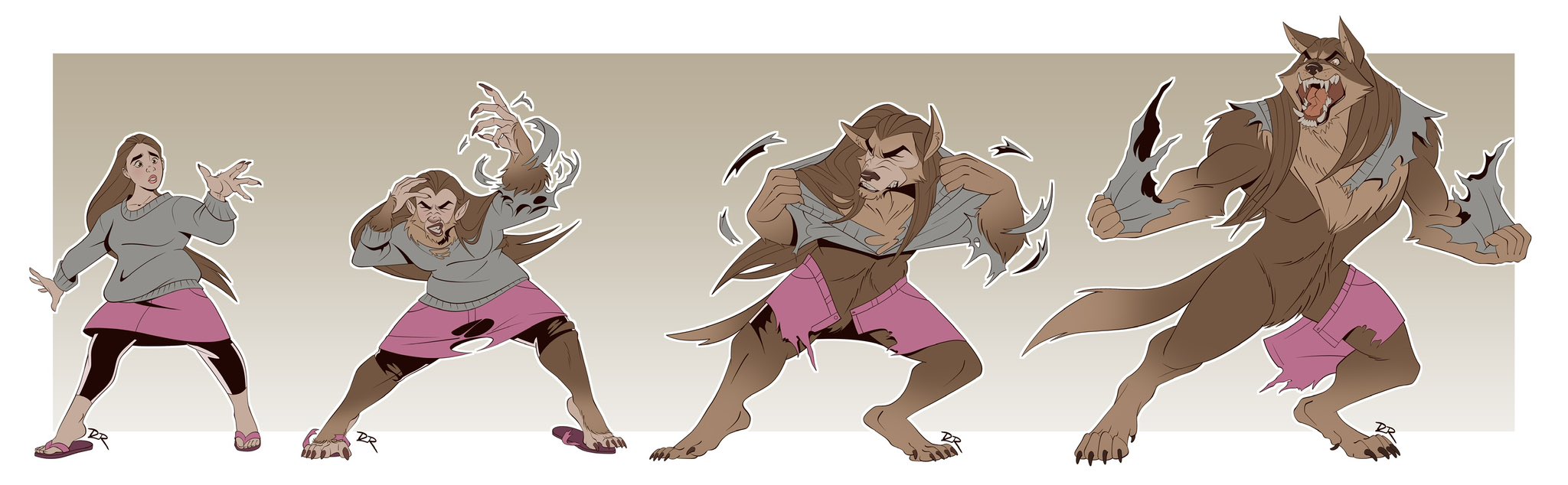 Werewolf Transformation Animation Werewolf Transformation From My