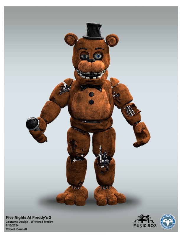 Withered Freddy Full Body