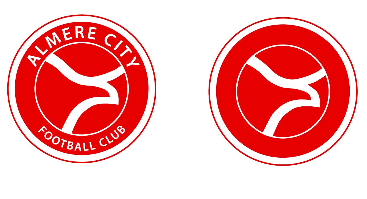 Almere City Logo ALMERE CITY HOME FOOTBALL SHIRT SOCCER JERSEY LONG