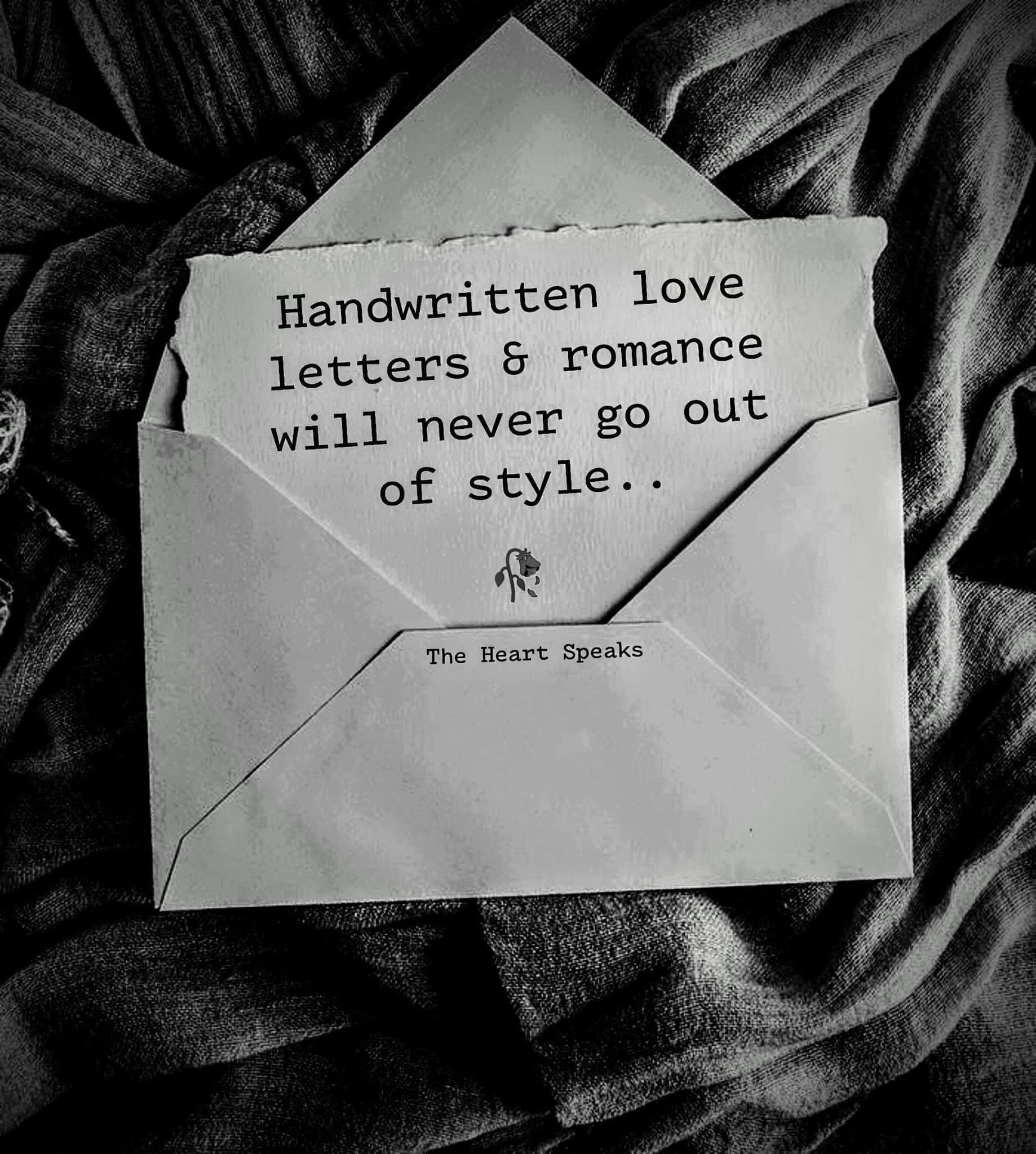 Handwritten Love Letters Quotes Handwritten Letters: Nostalgic And