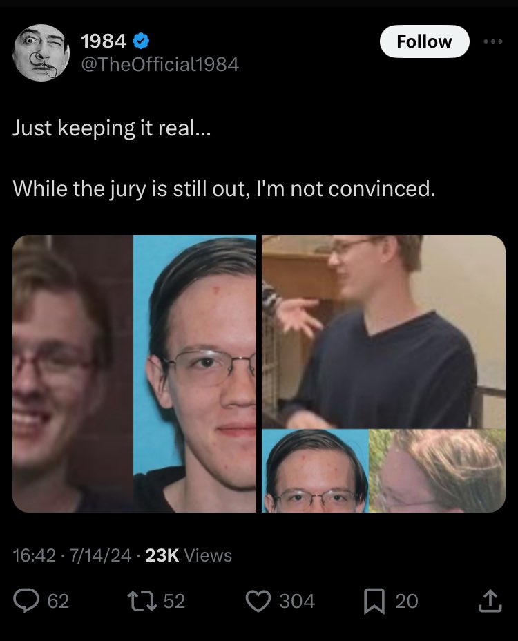 Okay so the weird fedposty wignat account @theofficial1984 account got ...